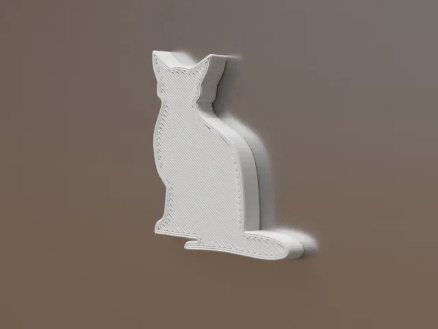Refrigerator Cat Magnet by Simmer65 | Download free STL model ...