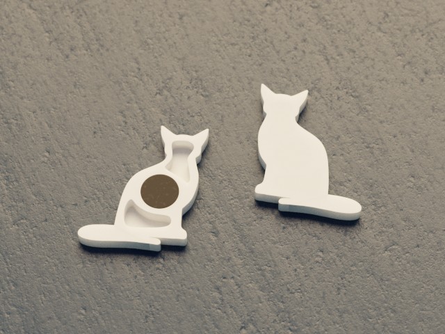 Refrigerator Cat Magnet by Simmer65 | Download free STL model ...