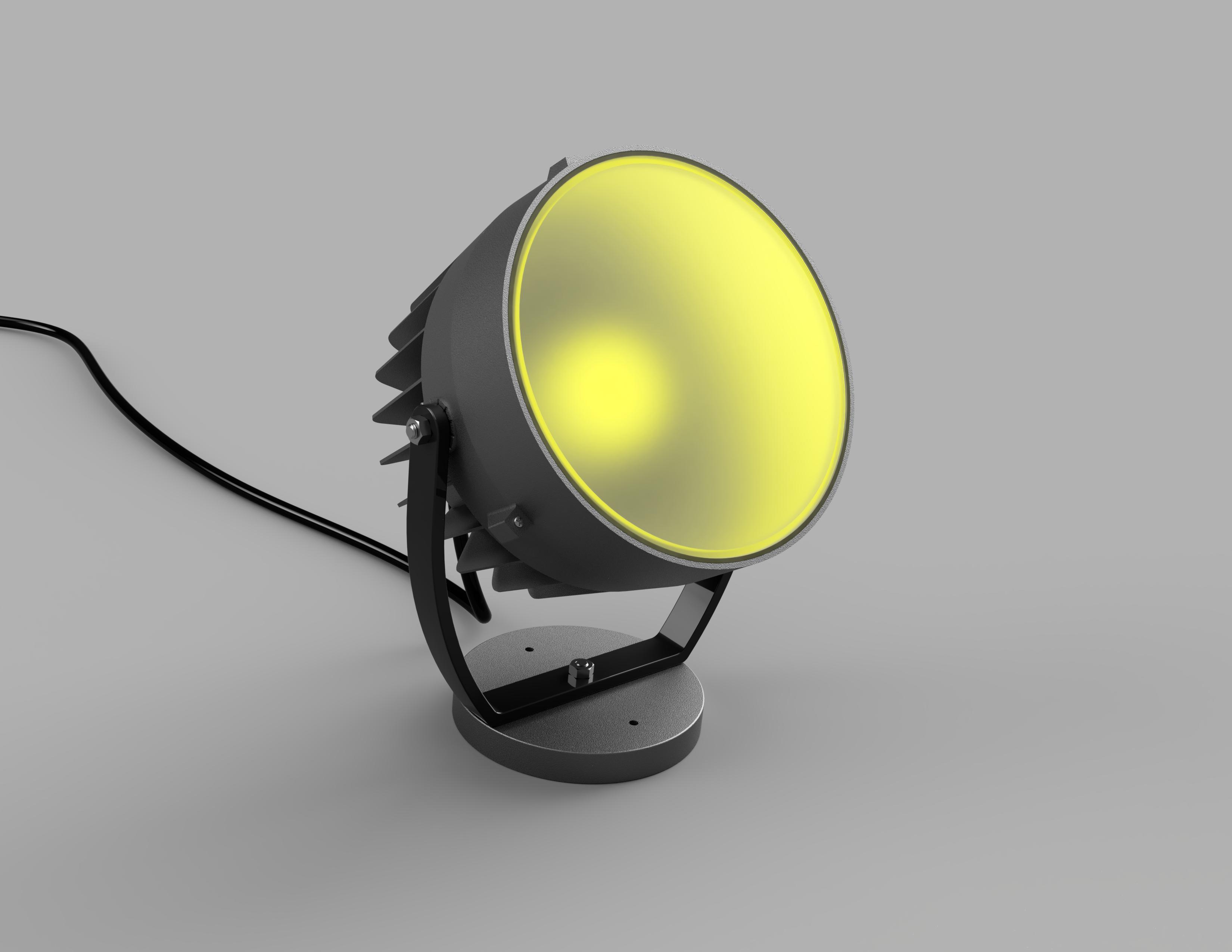 Vintage industrial spotlight adjustable by JessR | Download free STL ...