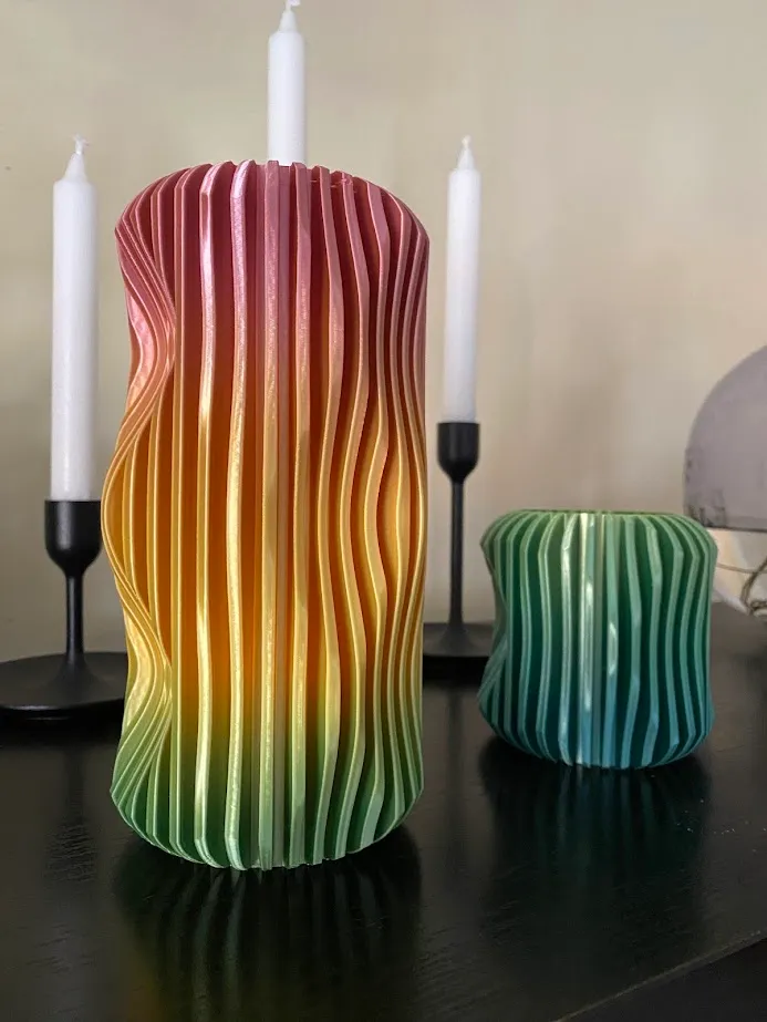 NEO Wavy Symmetry Vase & Pot by Jt40_3d | Download free STL model ...