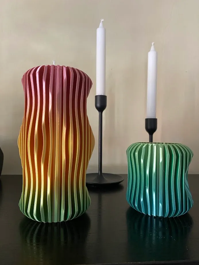 NEO Wavy Symmetry Vase & Pot by Jt40_3d | Download free STL model ...