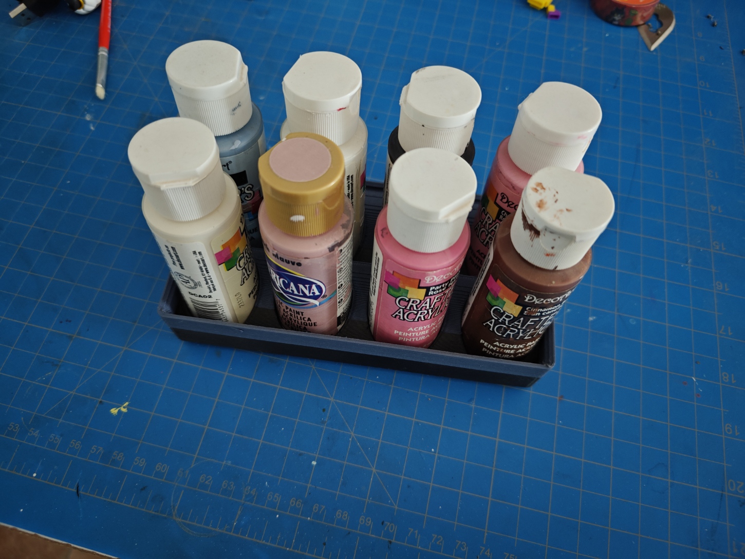 Acrylic paint holder Gridfinity por Canape511 | Descargar modelo STL ...