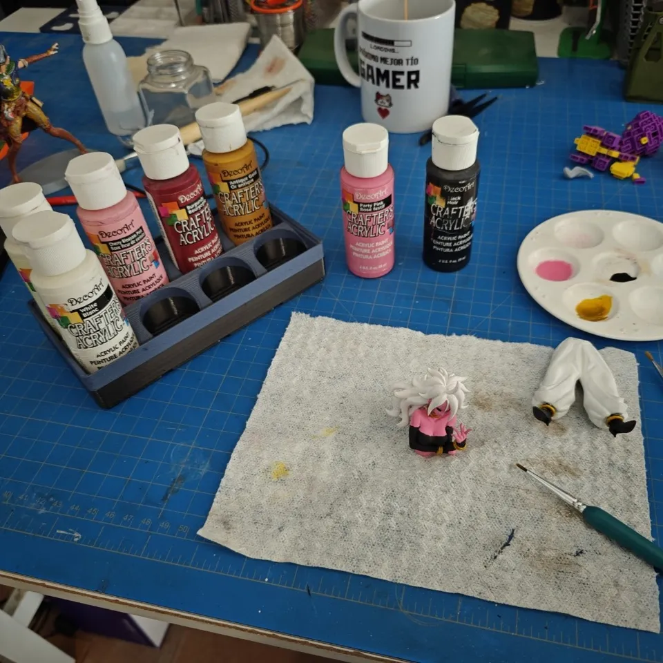 Acrylic paint holder Gridfinity by Canape511 | Download free STL model ...