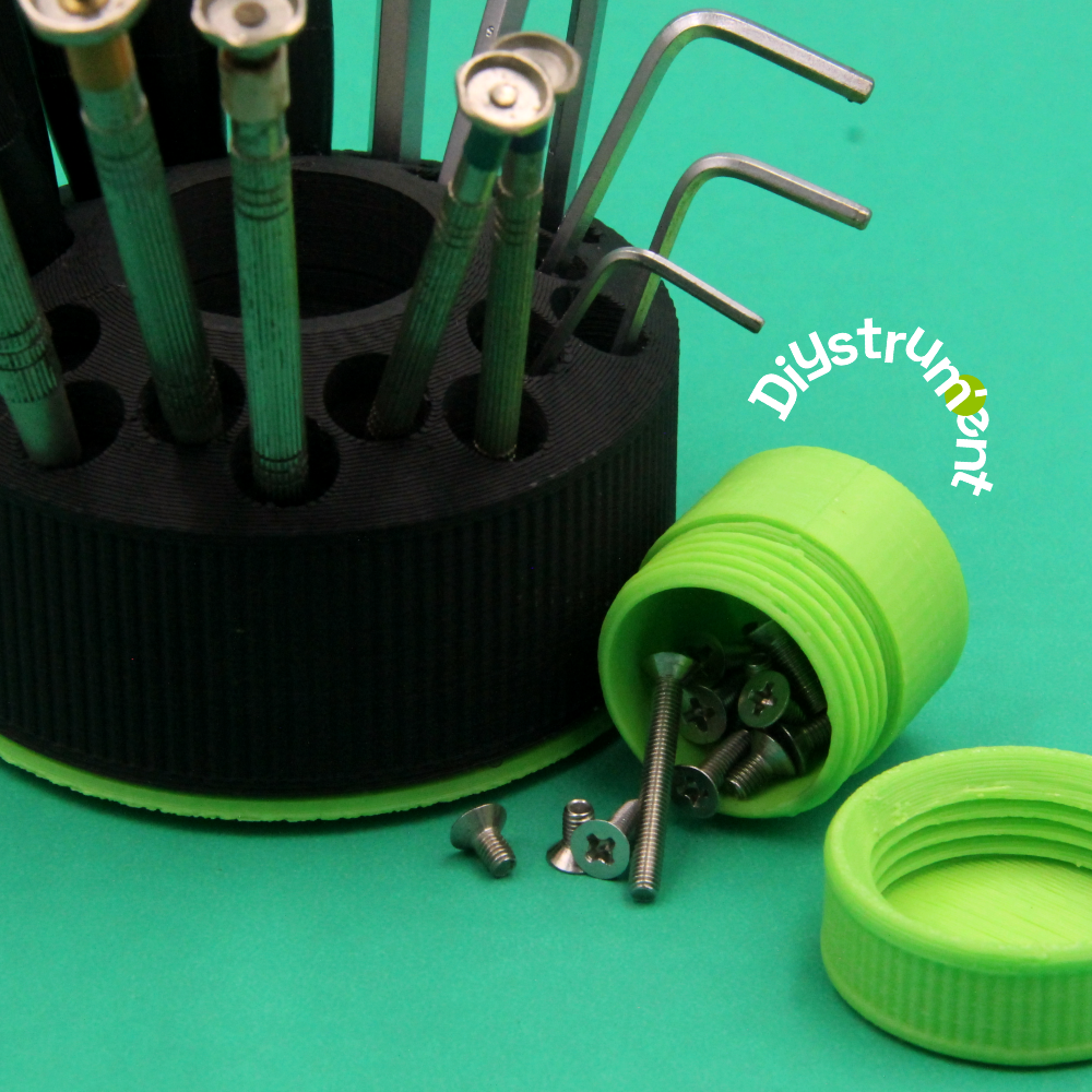Rotating Screwdriver Stand by diystrument | Download free STL model ...