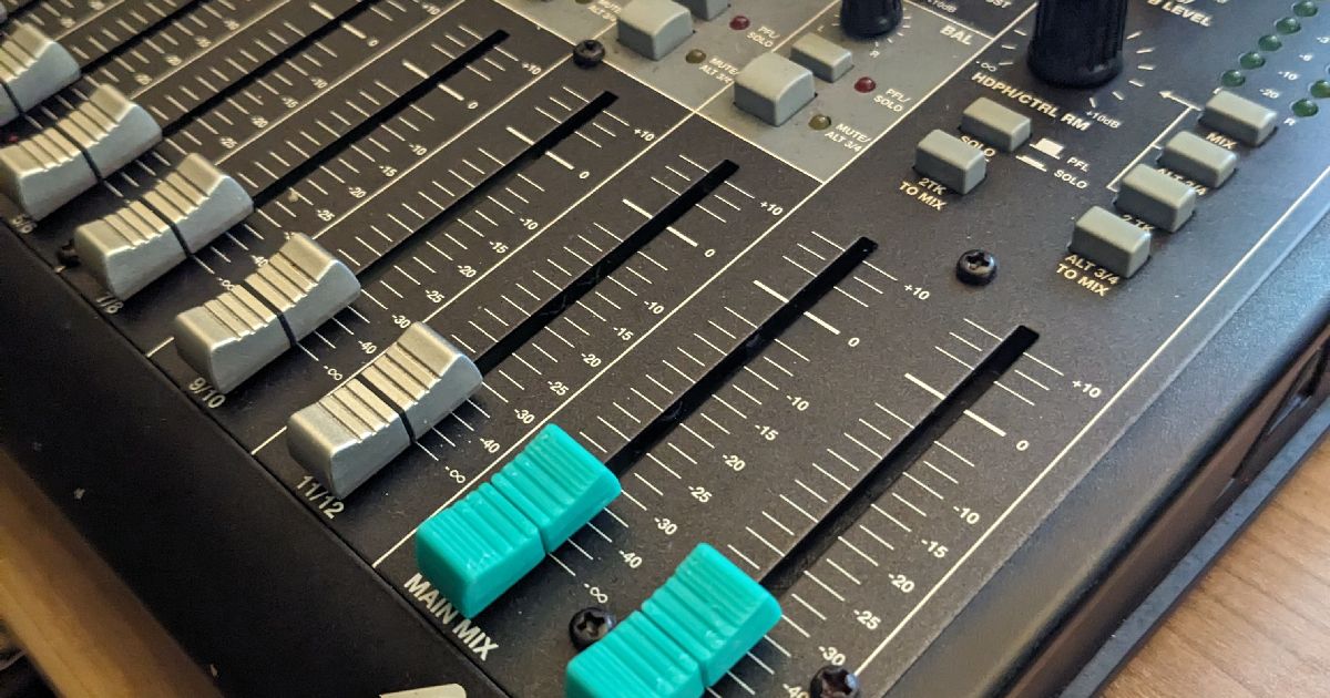 Fader/slider for Alesis MultiMix12 by AC | Download free STL model | Printables.com