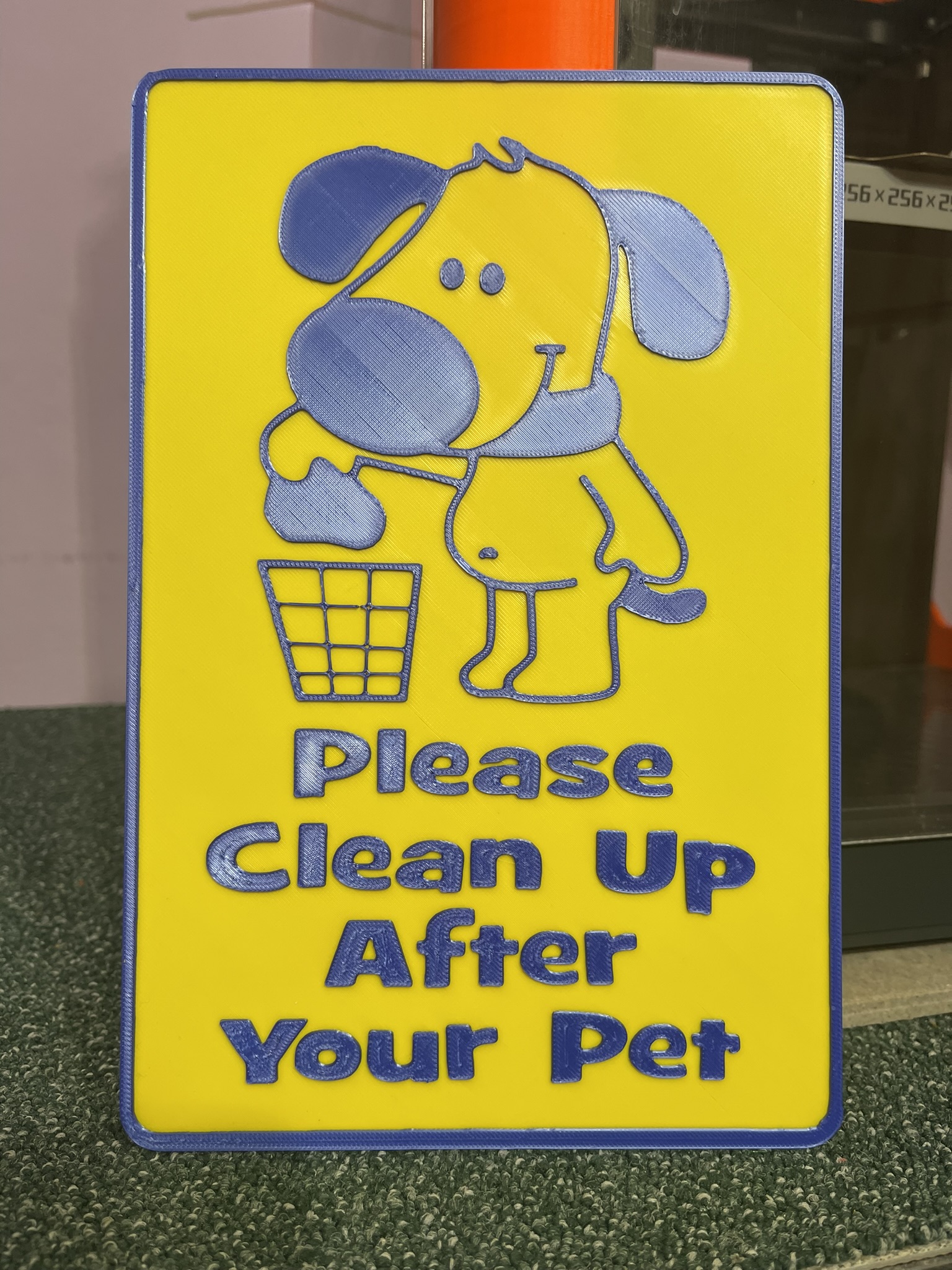 Clean after your pet - Sign by ideat0m | Download free STL model ...