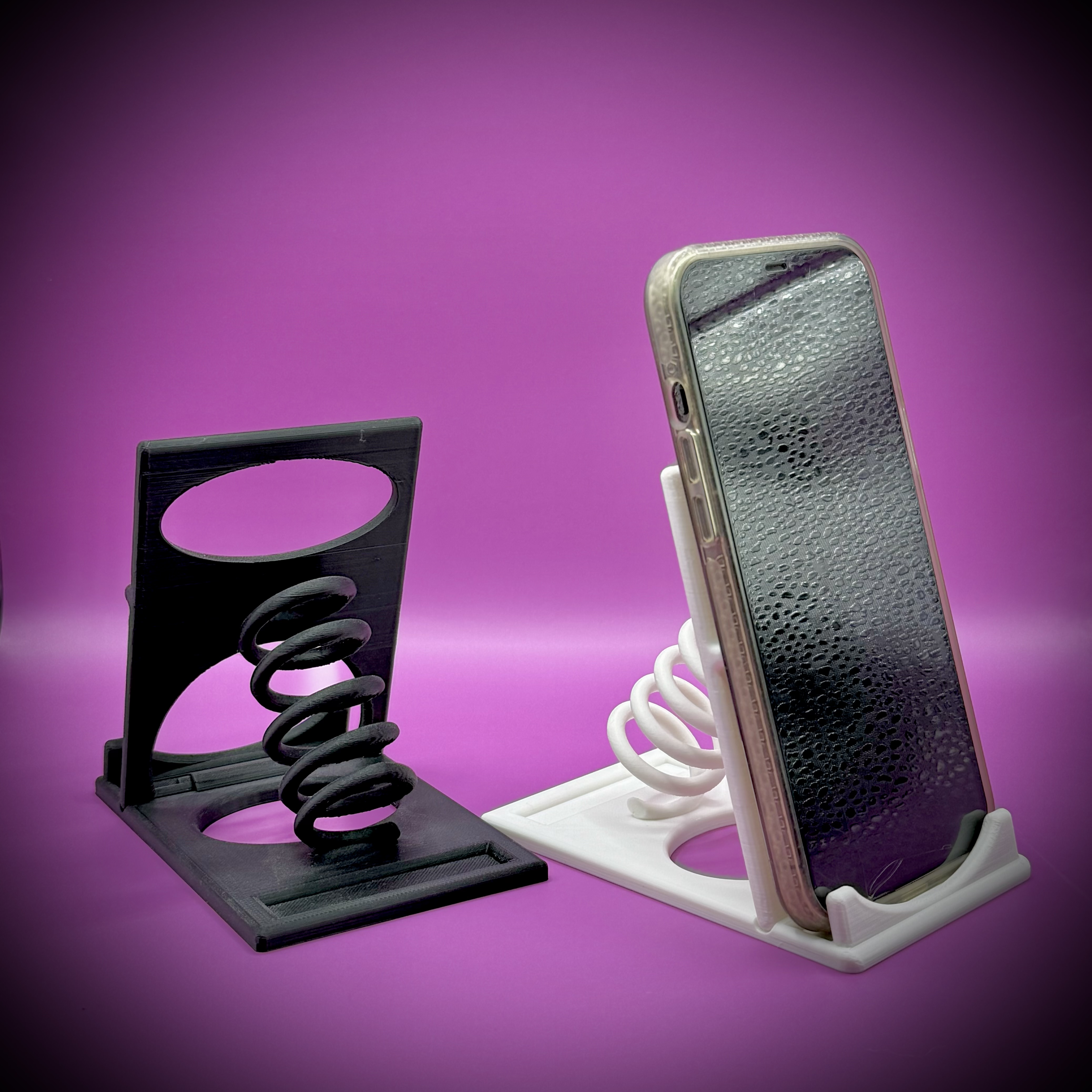 Springy Phone Stand / Holder by cwlewis11 | Download free STL model ...