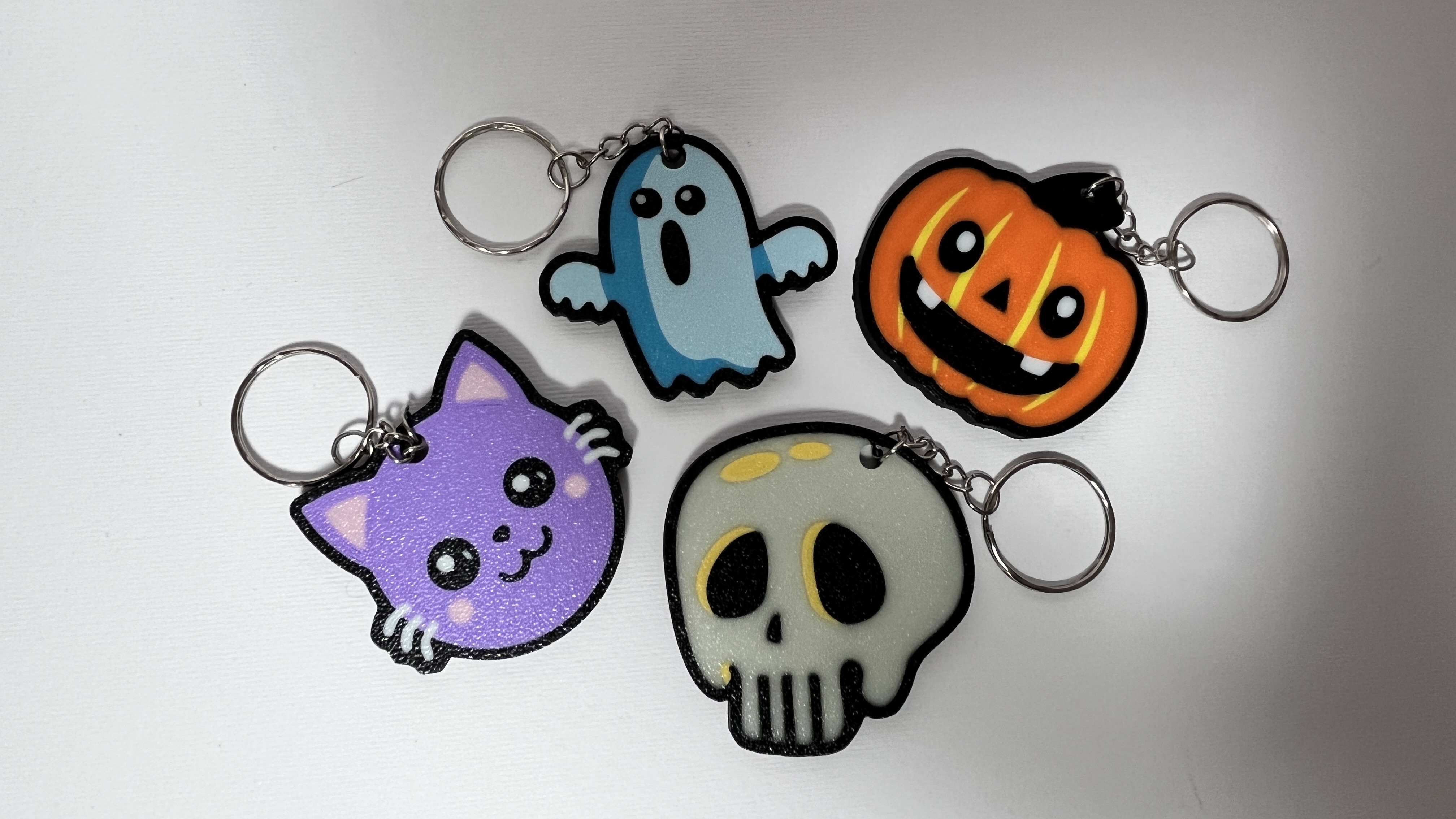 Halloween Keychain Set 4pcs by Valeria Momo & Mattia | Download free ...
