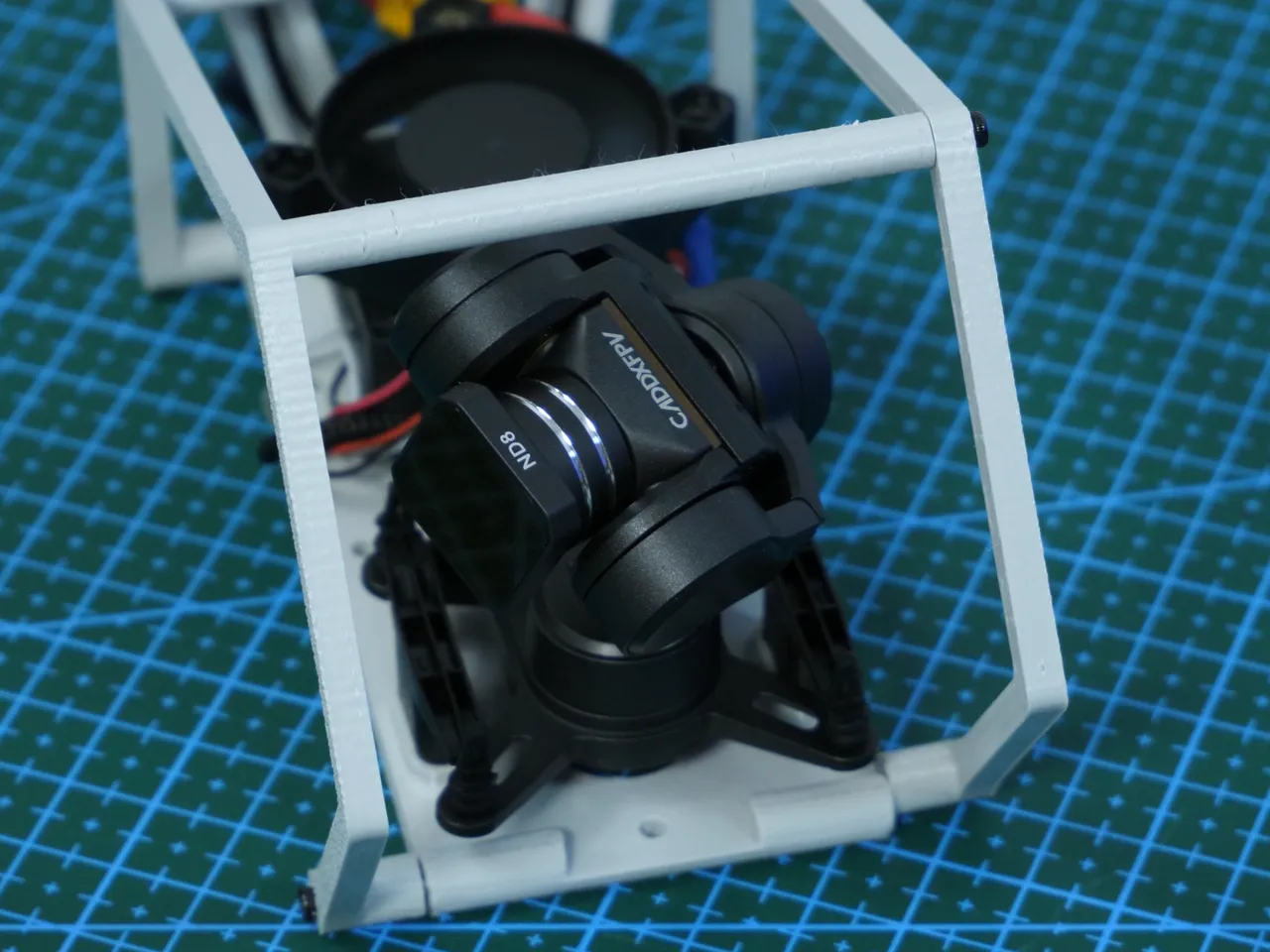 Walksnail Moonlight and Caddx GM3 Gimbal Mount with Fan and Cage by ...