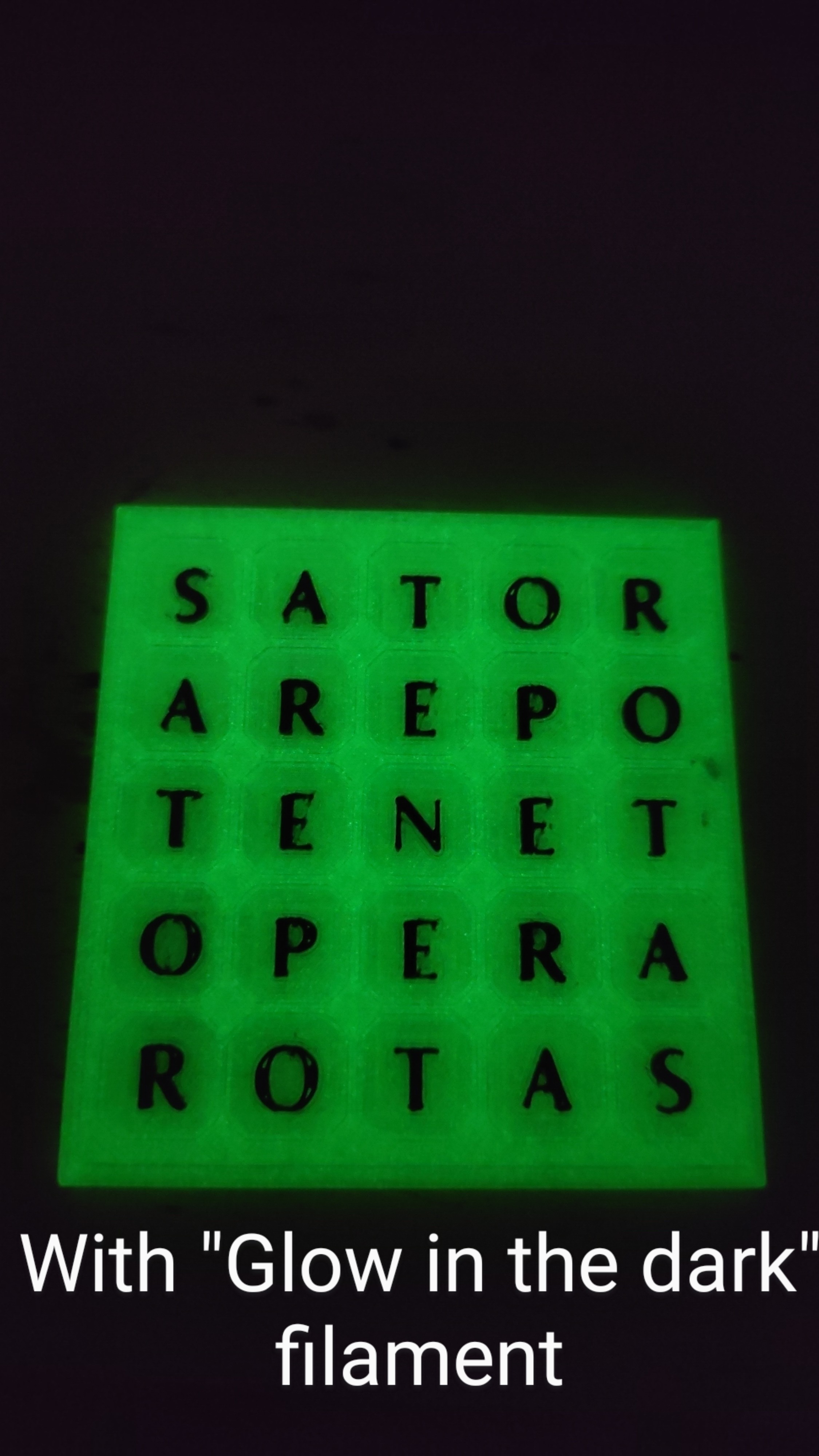 Sator square by Thommyfix | Download free STL model | Printables.com