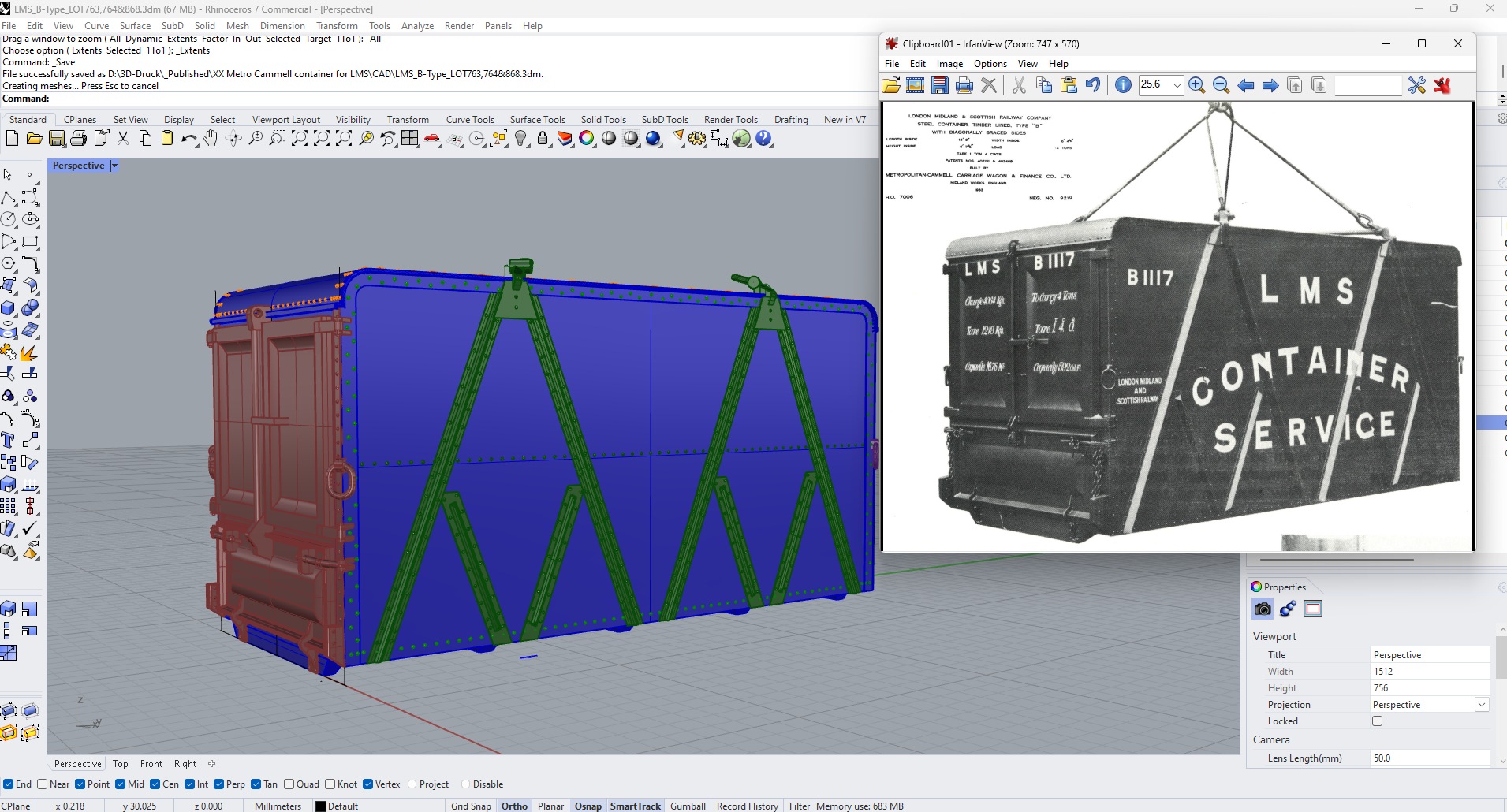 OIT – Metro Cammell container for LMS (1-148) by Slanjonok | Download ...