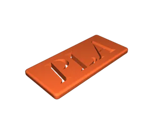 PLA Name plate by Jayden Basson | Download free STL model | Printables.com