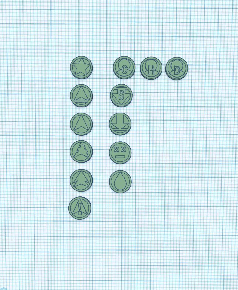 Infinity Wargame Token Set and Case por FreeWill | Tienda de Printables