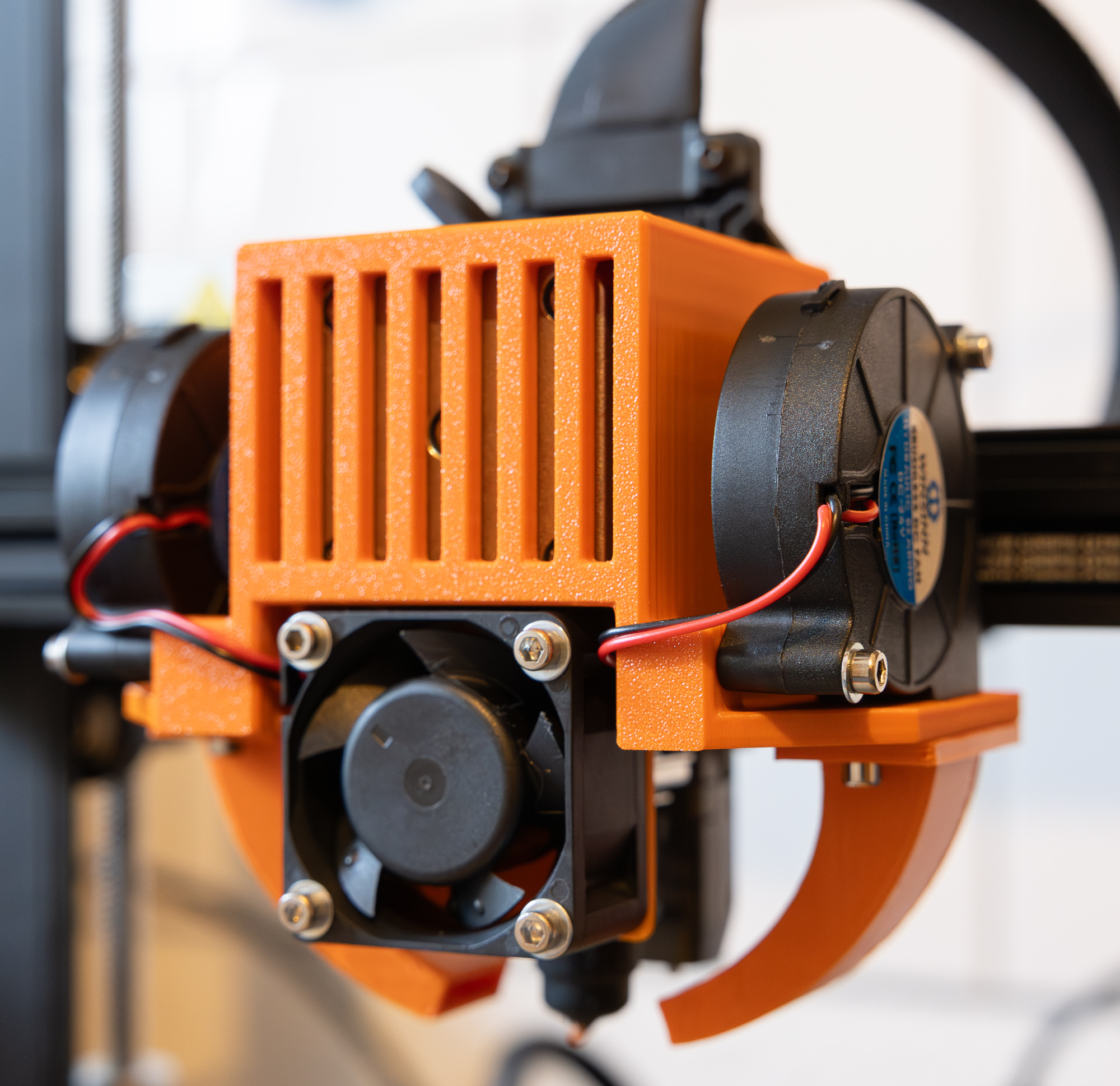 Ender 3 V3 KE Modular Dual 5015 Fan Mount - KeModBurner by powARman | Download free STL model ...