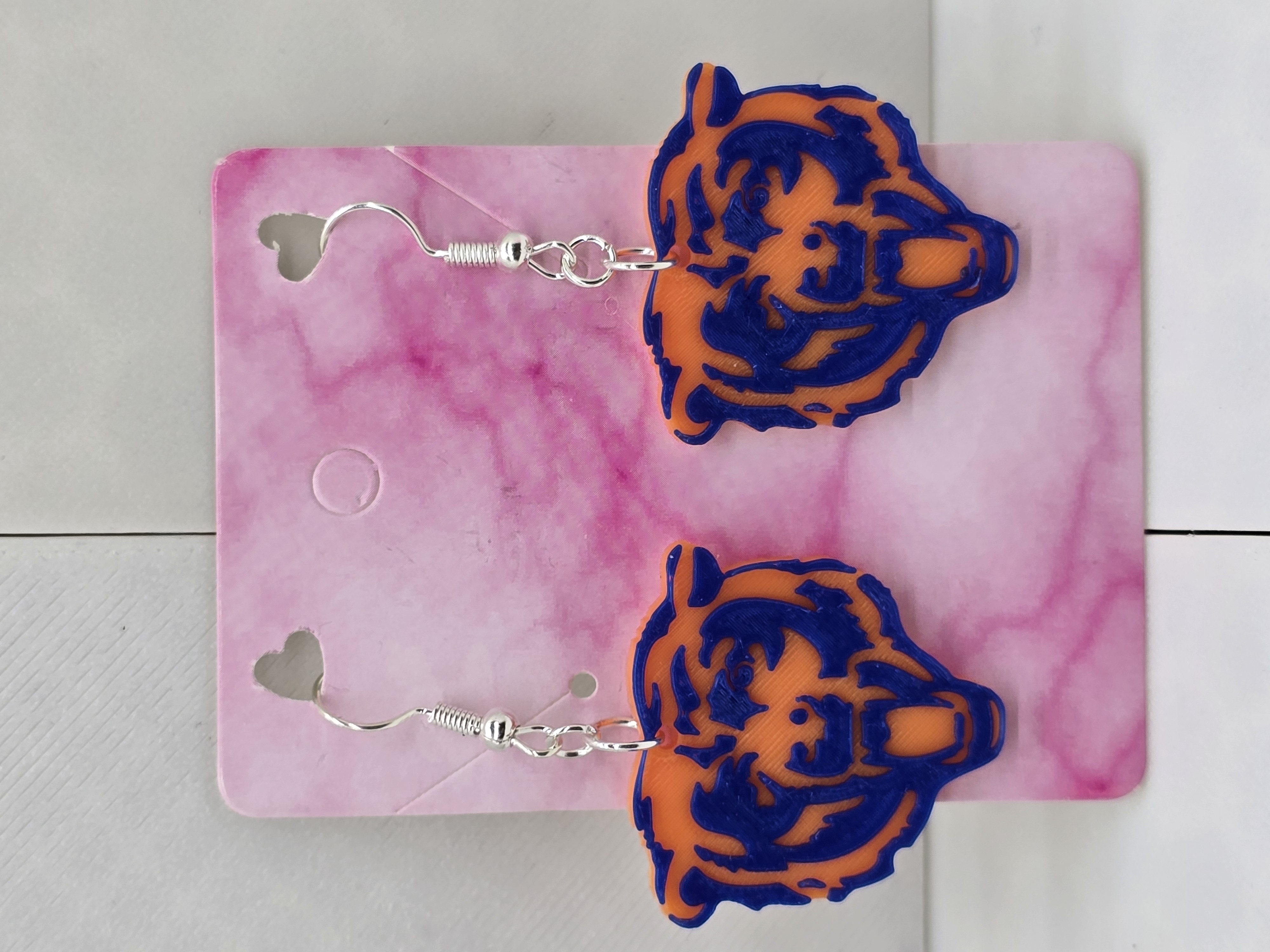 Chicago Bears Earrings by Dohara | Download free STL model | Printables.com