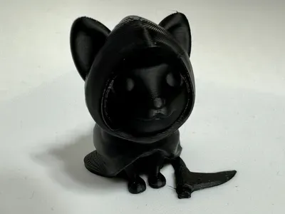 grim reaper cat cute by ThePumaPrinter | Download free STL model ...
