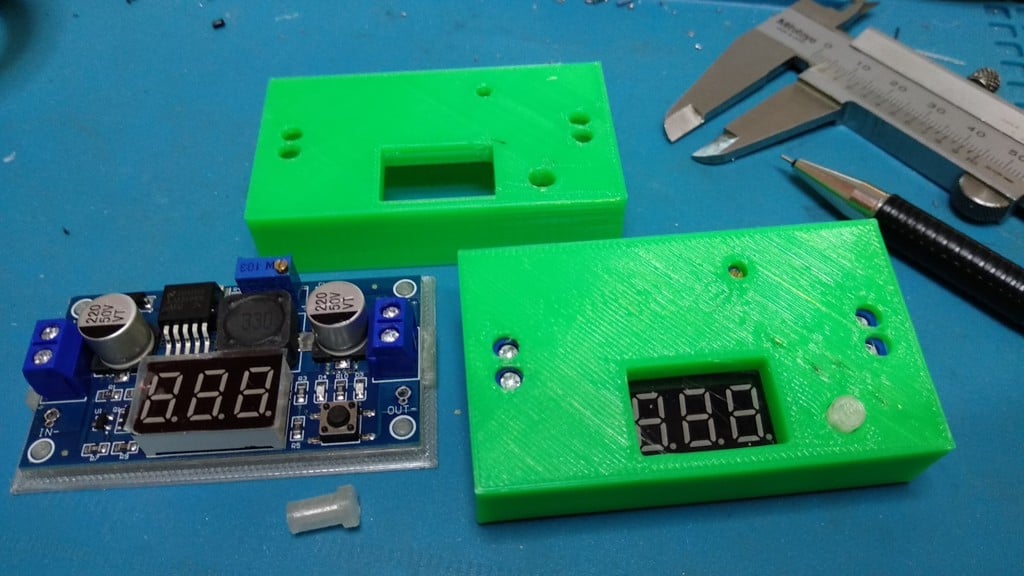 LM2596 DC-DC Voltage Regulator with LED Display Step down by Isak ...