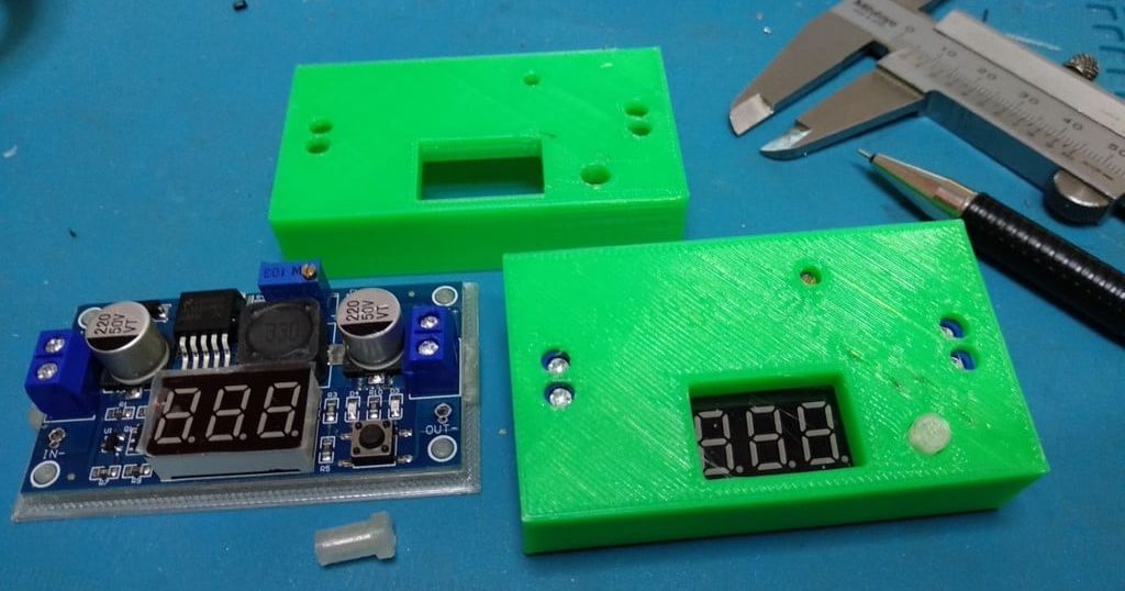 LM2596 DC-DC Voltage Regulator with LED Display Step down par Isak ...