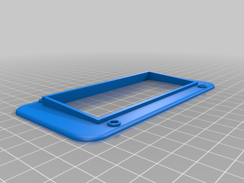 LCD 20 x 4 panel meter frame for power supply by Isak Hendrikse ...