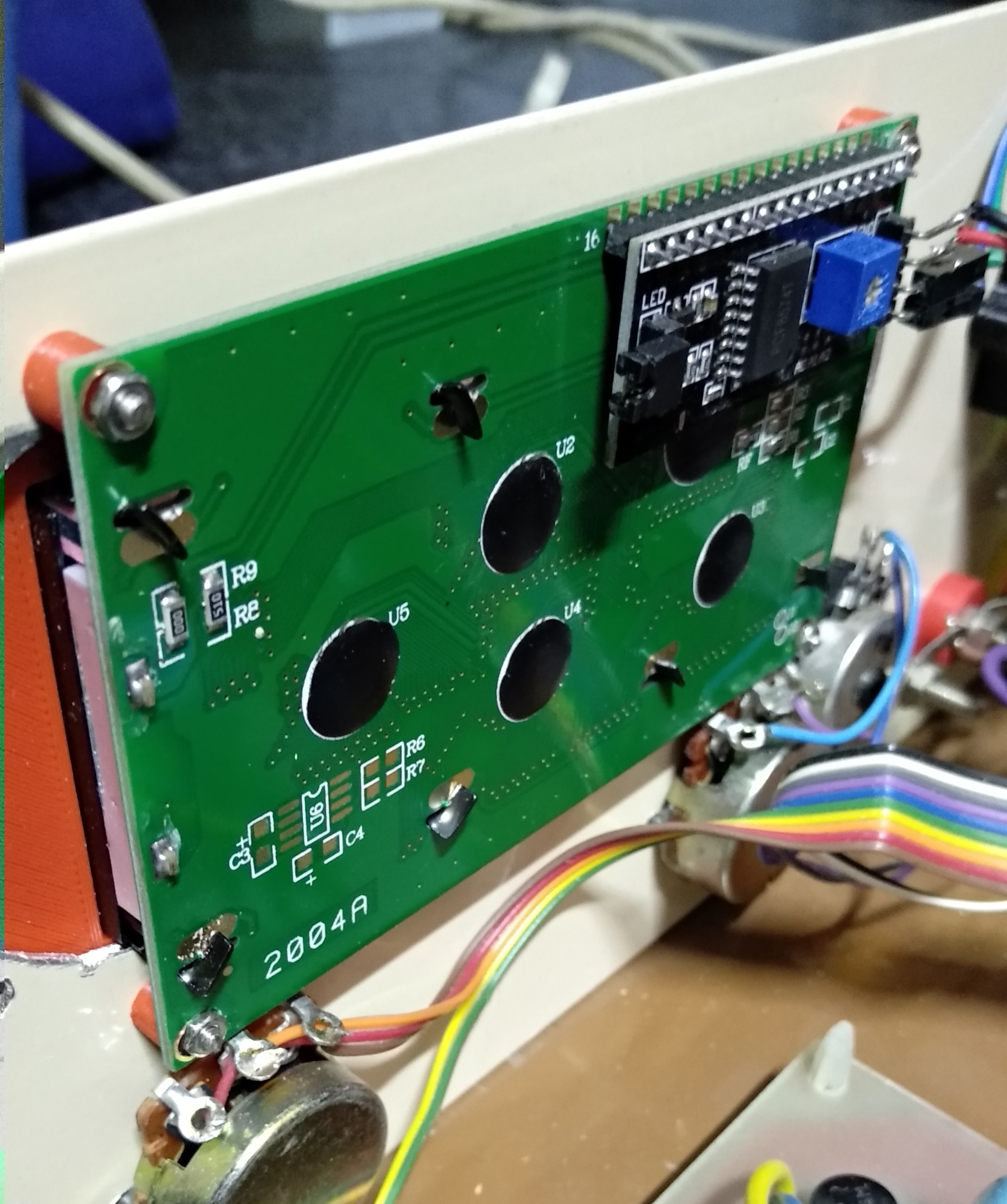 LCD 20 x 4 panel meter frame for power supply by Isak Hendrikse ...