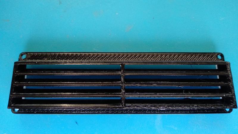 Cabinet vents 60mm Fan and Rectangular vent, slanted to prevent rain by ...