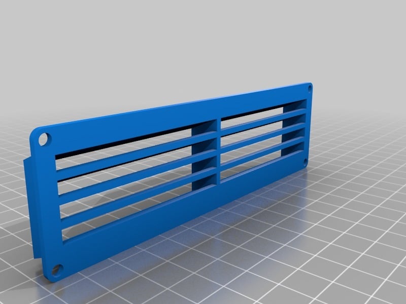 Cabinet vents 60mm Fan and Rectangular vent, slanted to prevent rain by ...