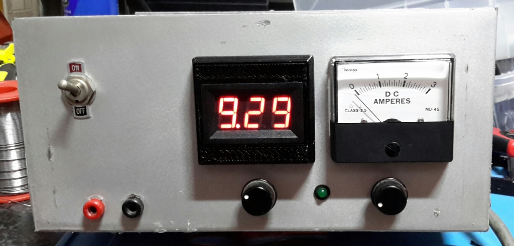 LED VOLTMETER FRAME for retro look to match old Analogue Ammeter by ...
