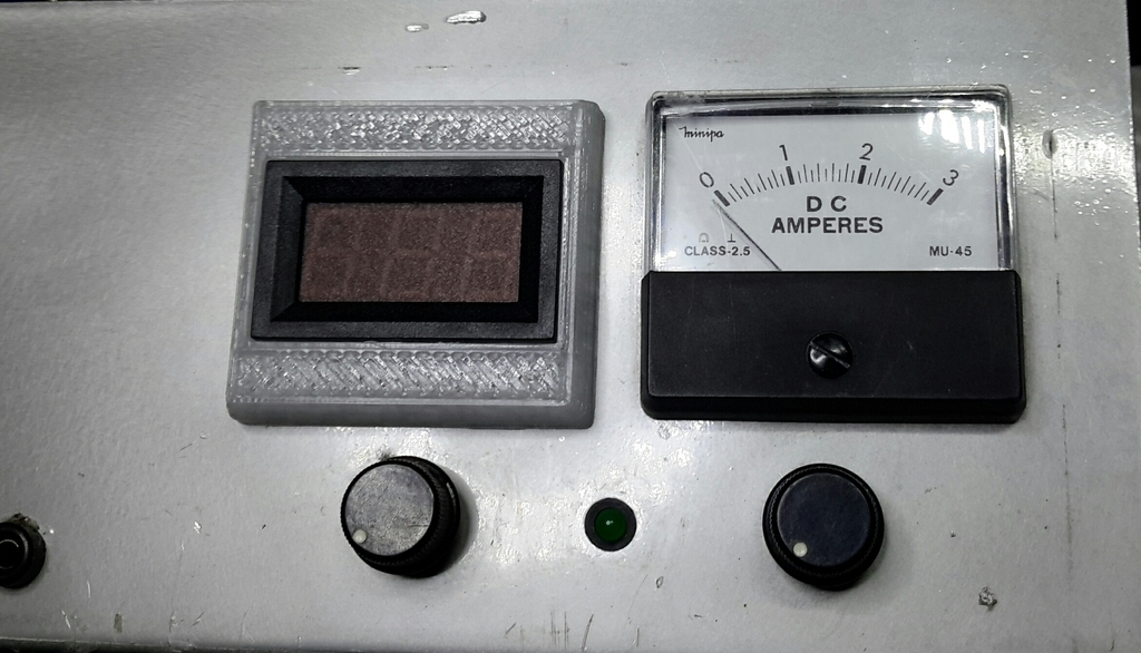 LED VOLTMETER FRAME for retro look to match old Analogue Ammeter by ...