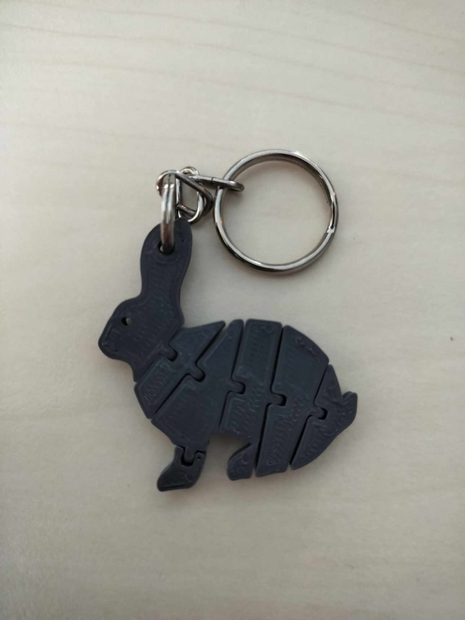 Flexi-Rabbit Keychain by LC-3D | Download free STL model | Printables.com