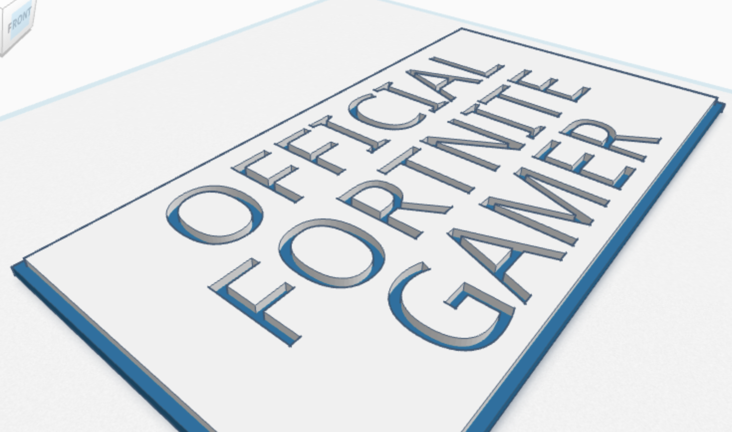 Official Fortnite Gamer Sign by YaBoiDj | Download free STL model ...