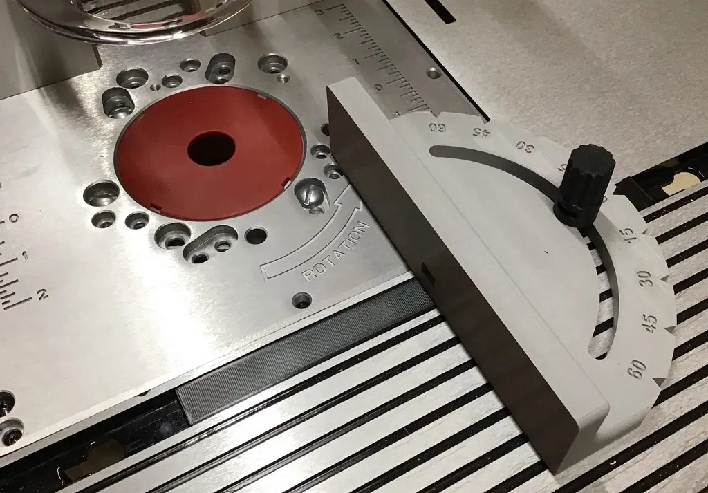Miter Gauge for Bosch RA1181 Router Table by DamianB2 Download free STL model Printables