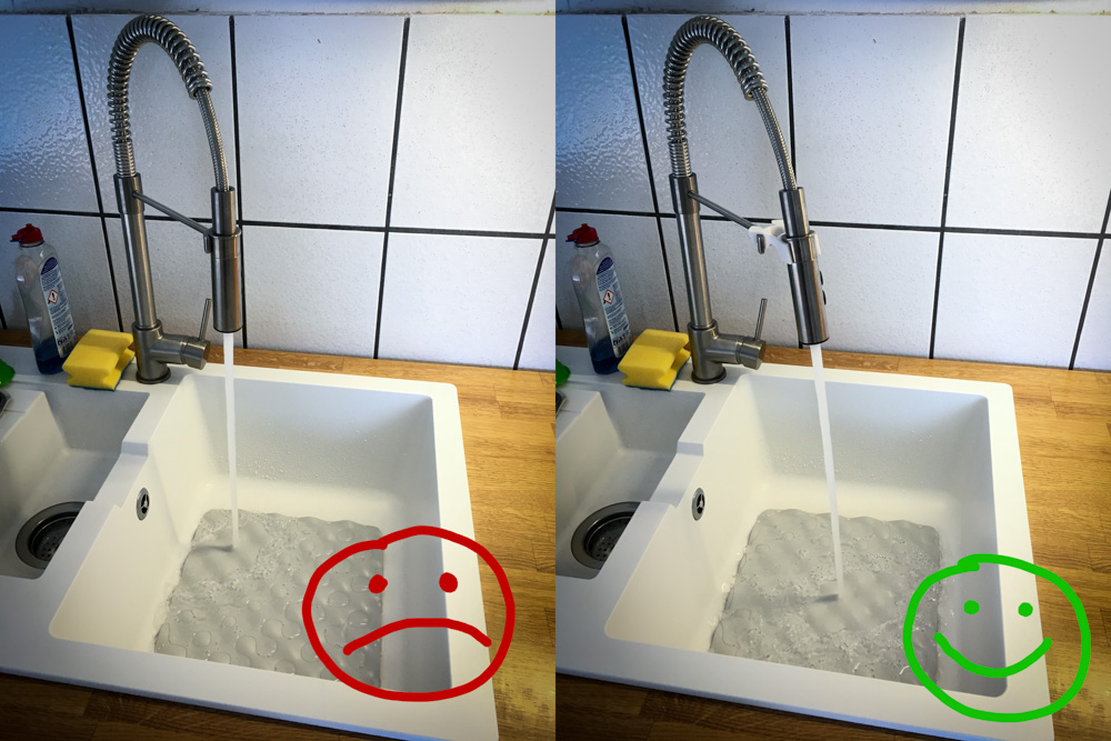 water tap spacer for IKEA VIMMERN by kamkalian | Download free STL ...