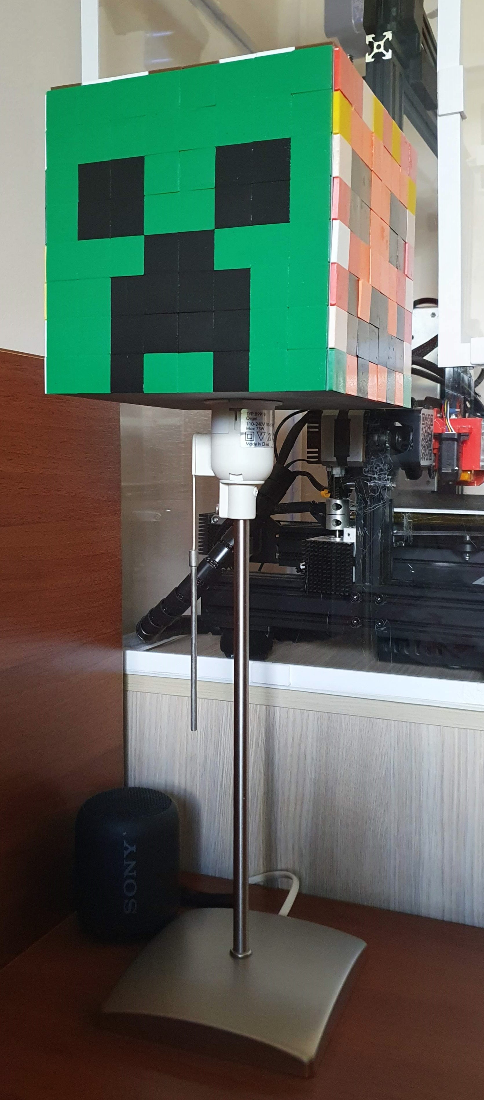 Minecraft head's heads storage box or night lamp by marius_ciolacu ...