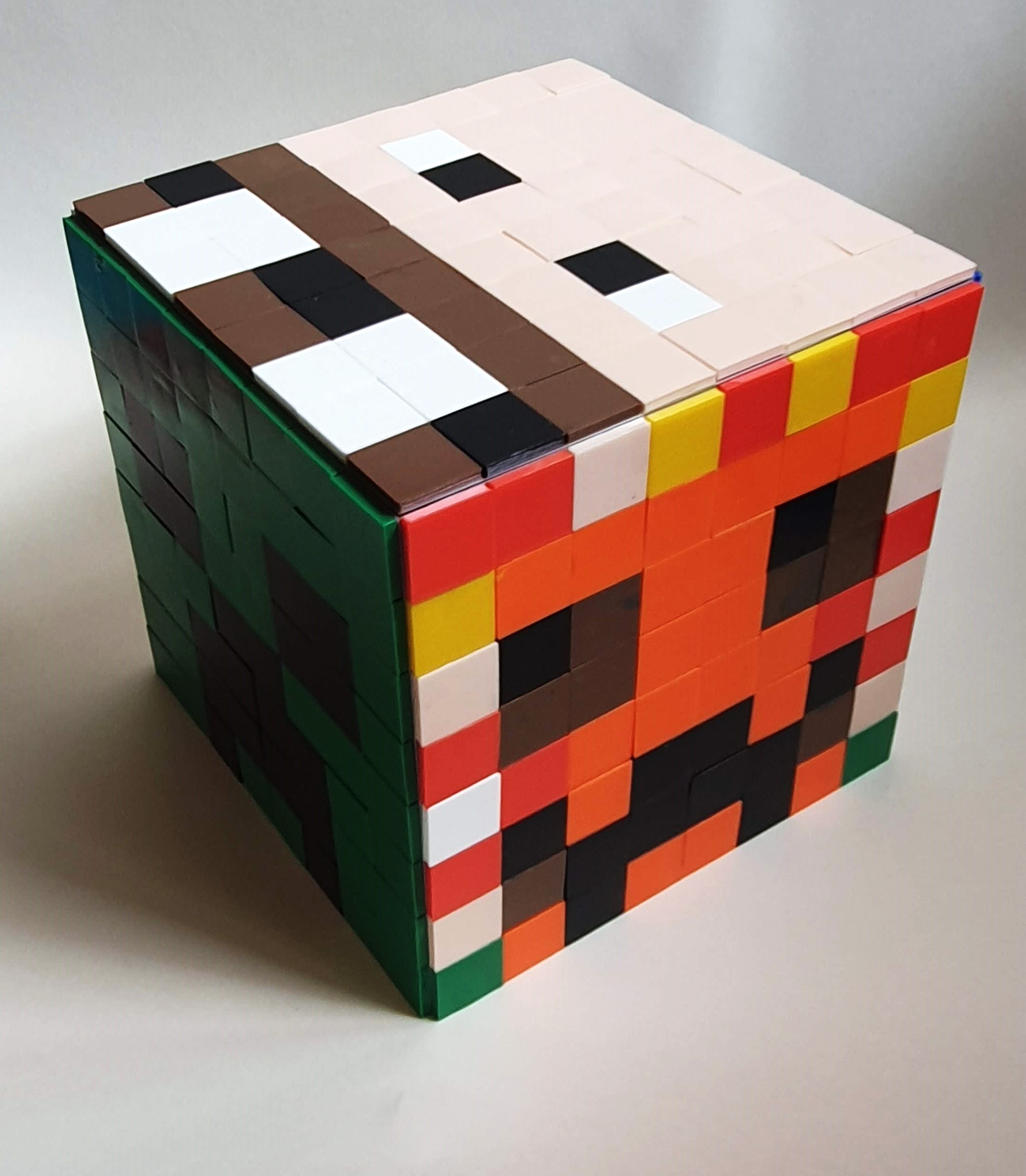 Minecraft head's heads storage box or night lamp by marius_ciolacu ...