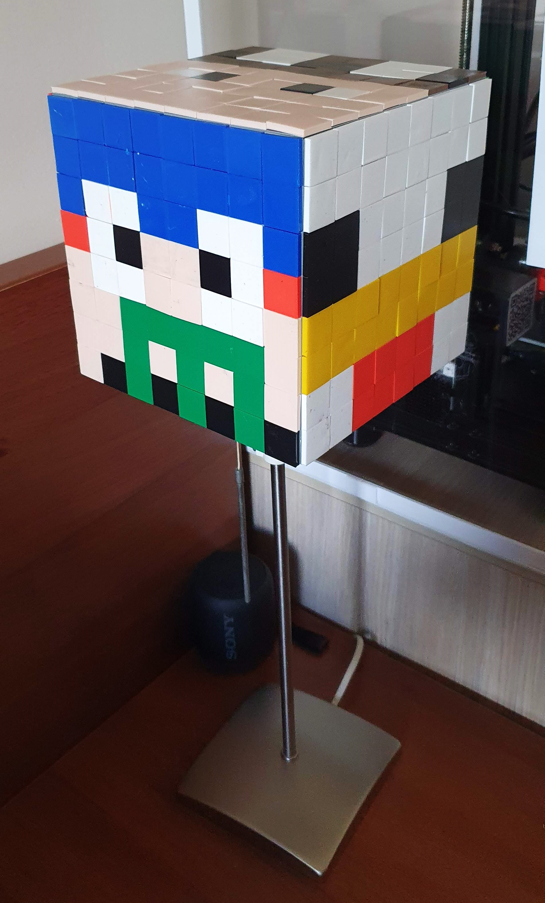 Minecraft head's heads storage box or night lamp by marius_ciolacu ...