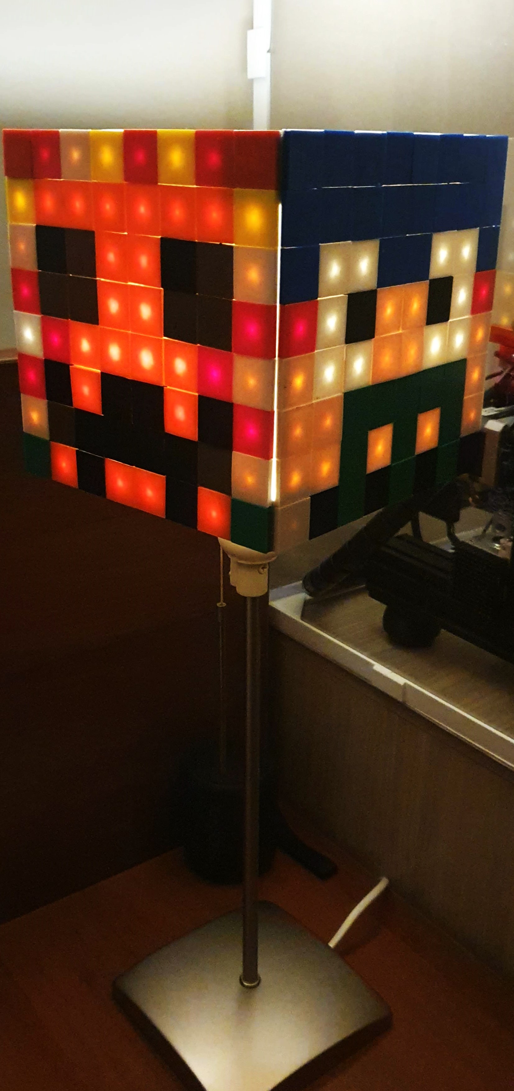 Minecraft head's heads storage box or night lamp by marius_ciolacu ...