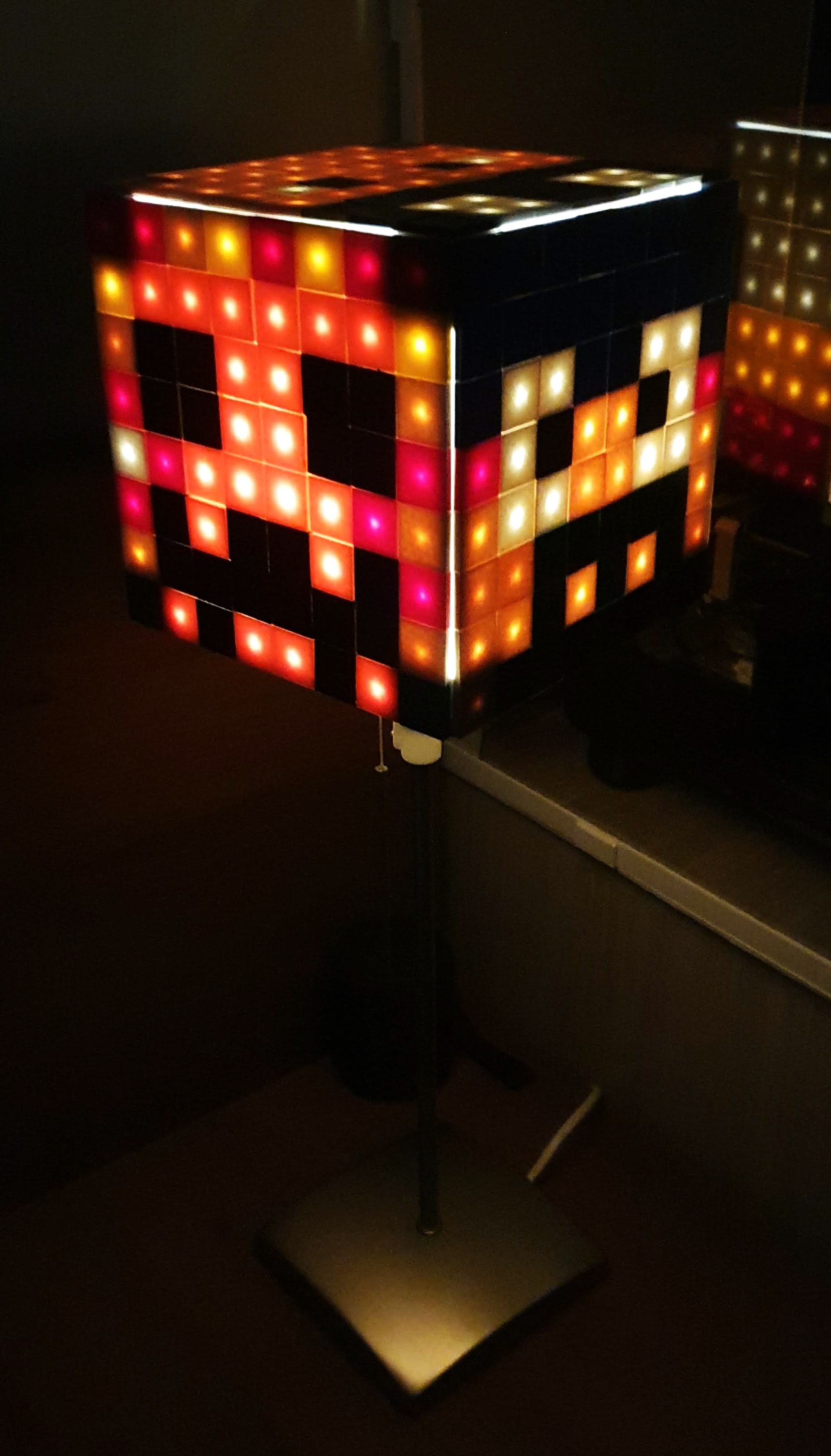 Minecraft head's heads storage box or night lamp by marius_ciolacu ...