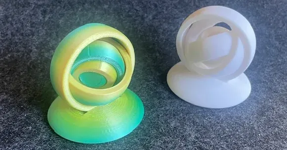 Rotating Fidget Ring Base Pressure in Place Gyro by Heiko | Download ...