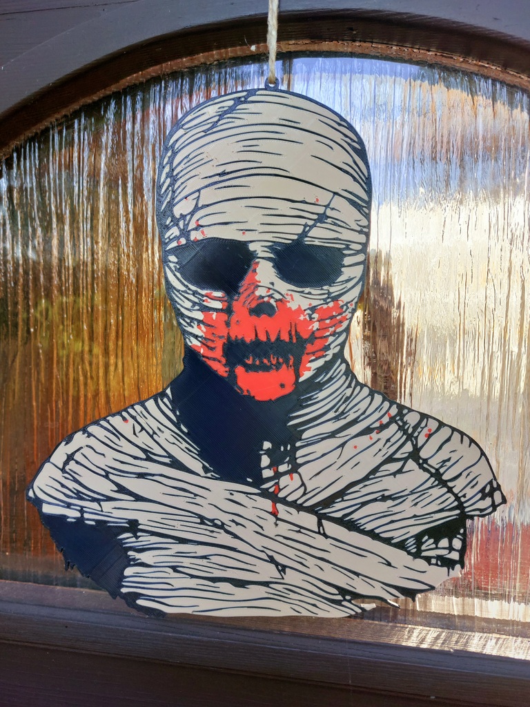 Halloween scary Mummy window decoration by kutnohormac | Download free ...