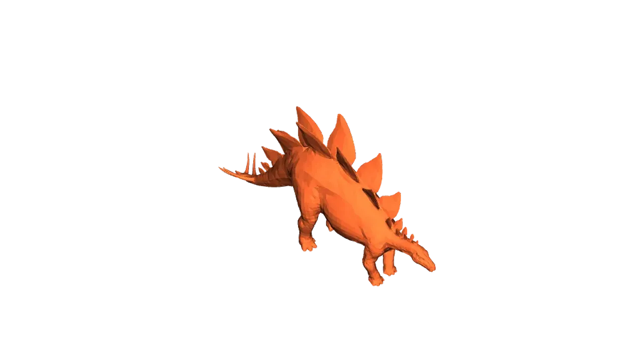 Low Poly Stegosaurus by 3D Logic | Download free STL model | Printables.com