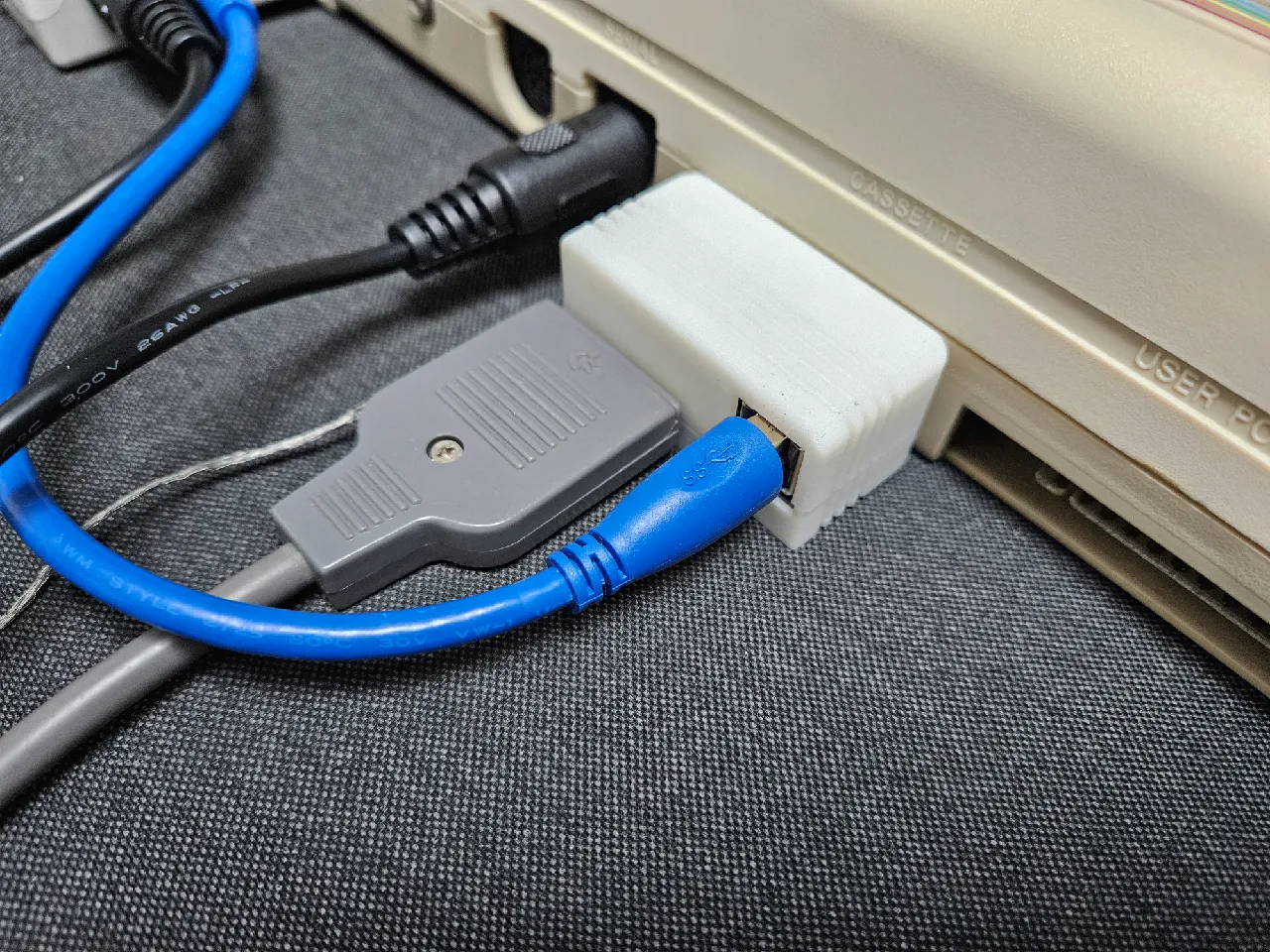 Commodore 64 C64 Ultimate II+ Tape Adapter Case by MD | Download free ...