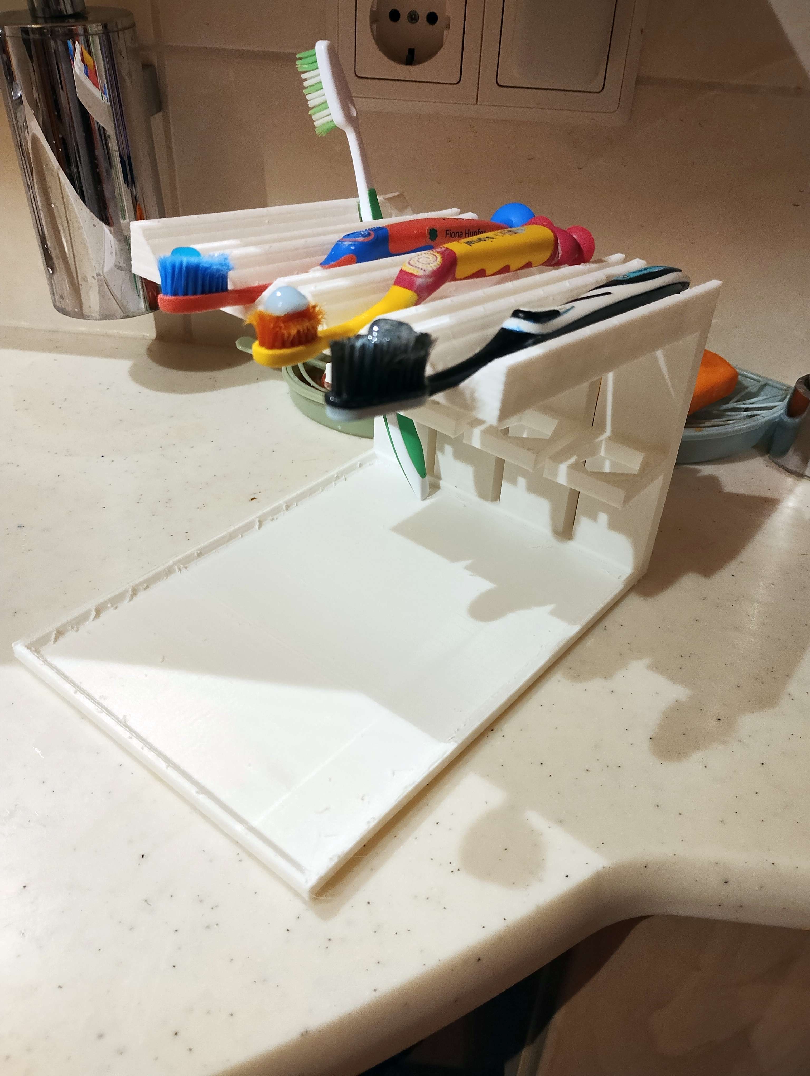 Toothbrush stand by Nimarie | Download free STL model | Printables.com