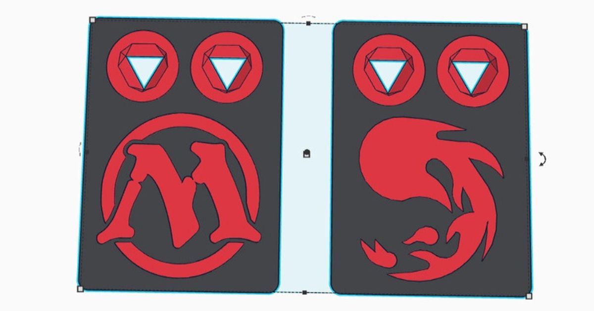 MTG Life Counter Card (2x D20 needed) by pilniczek | Download free STL ...