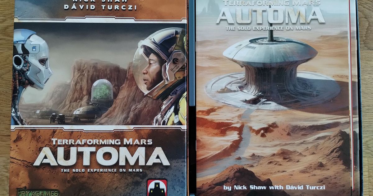 Terraforming Mars: Automa - boardgame insert by Pulp | Download free STL model | Printables.com