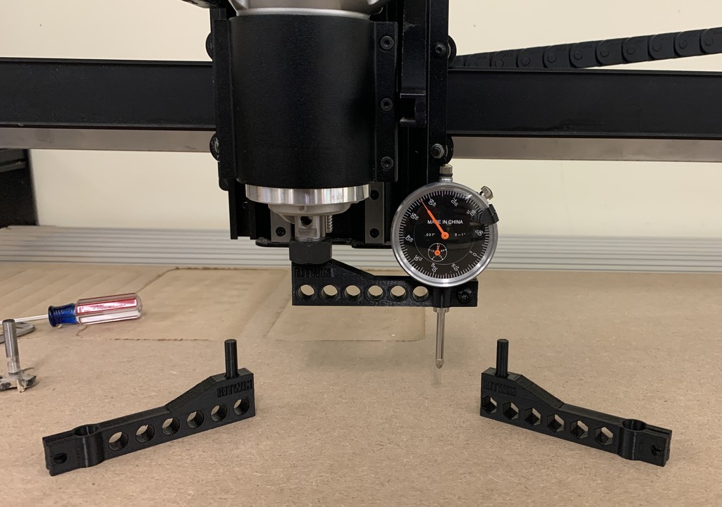 X-Carve 1/4" CNC Dial Indicator Tramming Mount by rjtwin | Download ...