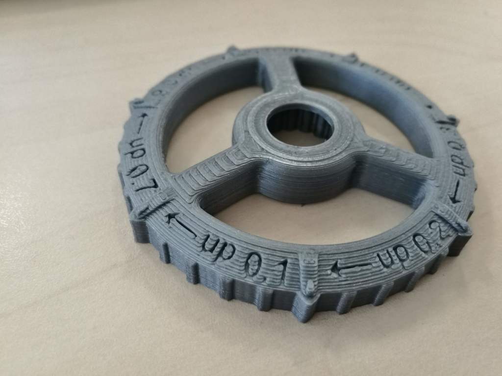Precision thumbwheel for CTC A10s by T-omi | Download free STL model ...