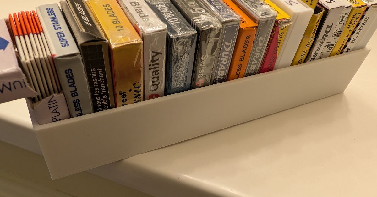Double Edge DE Safety Razor Storage Box by Tim McCord | Download free ...