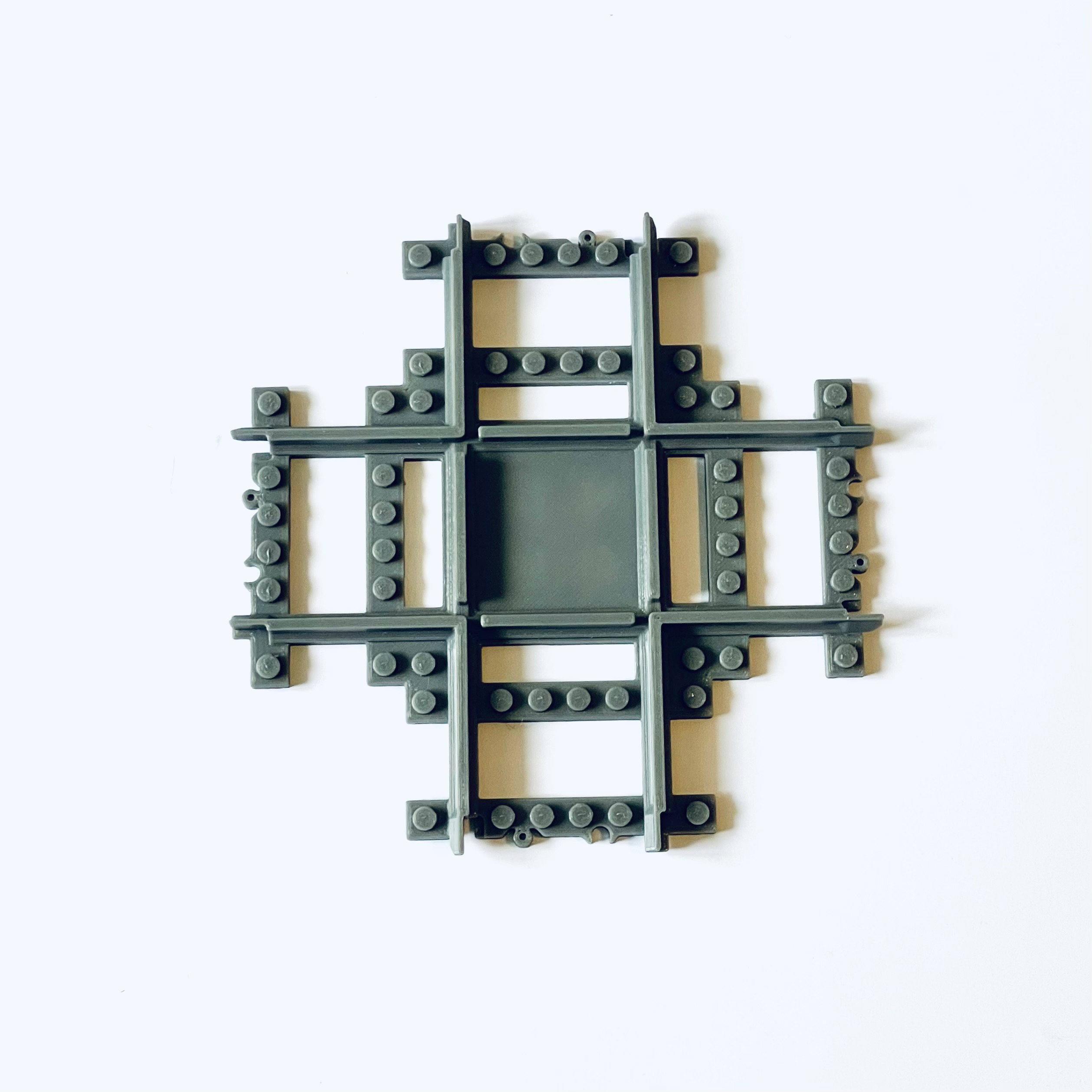 LEGO Train Track Crossing (90 degrees) L-Gauge by Tom | Download free ...
