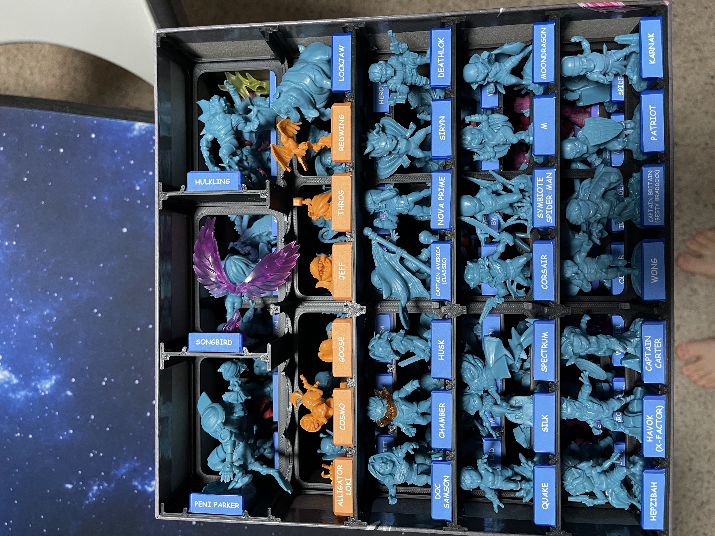 Marvel United (Season 3) Miniatures Box Insert by cubiclelord ...