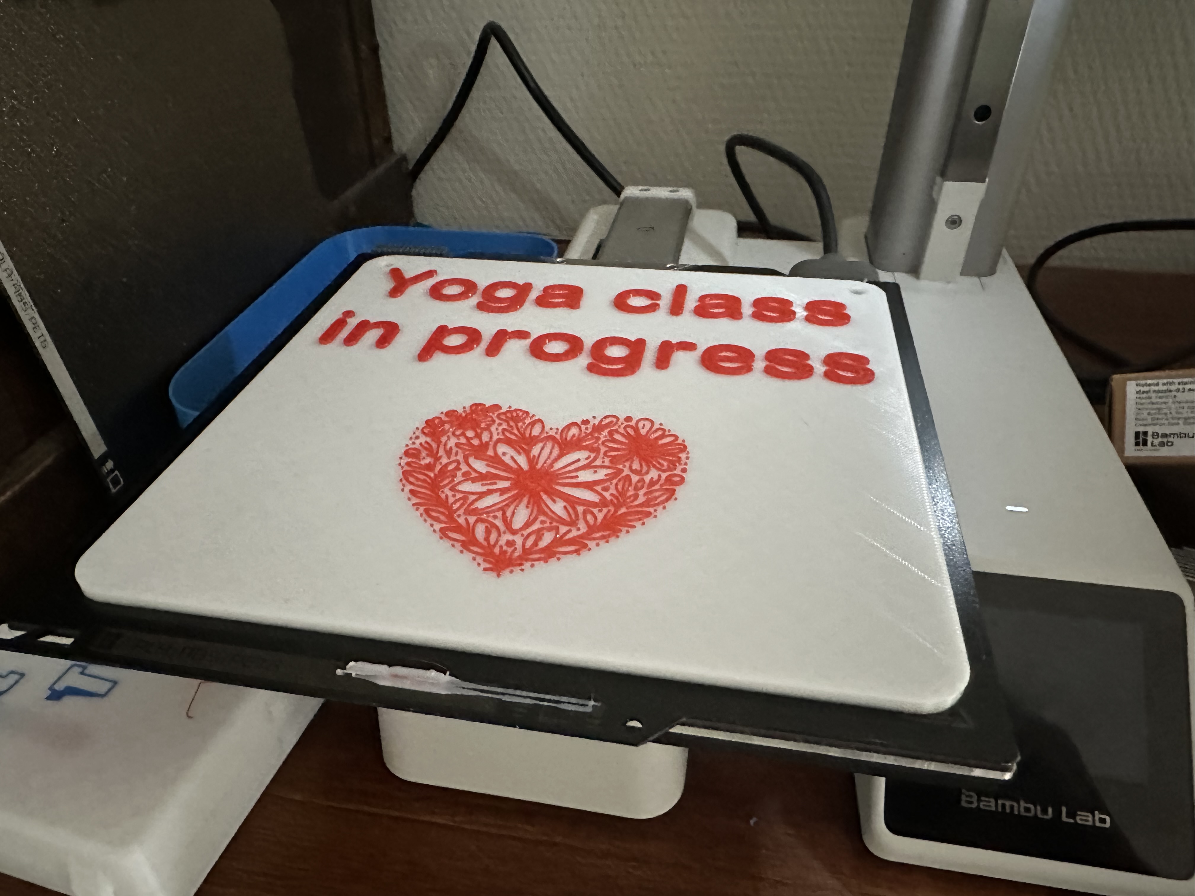 Yoga Class In Progress - Sign to not be disturbed during Yoga by ...